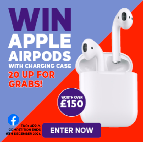Win Apple Airpods (Worth £150) | Free Stuff UK