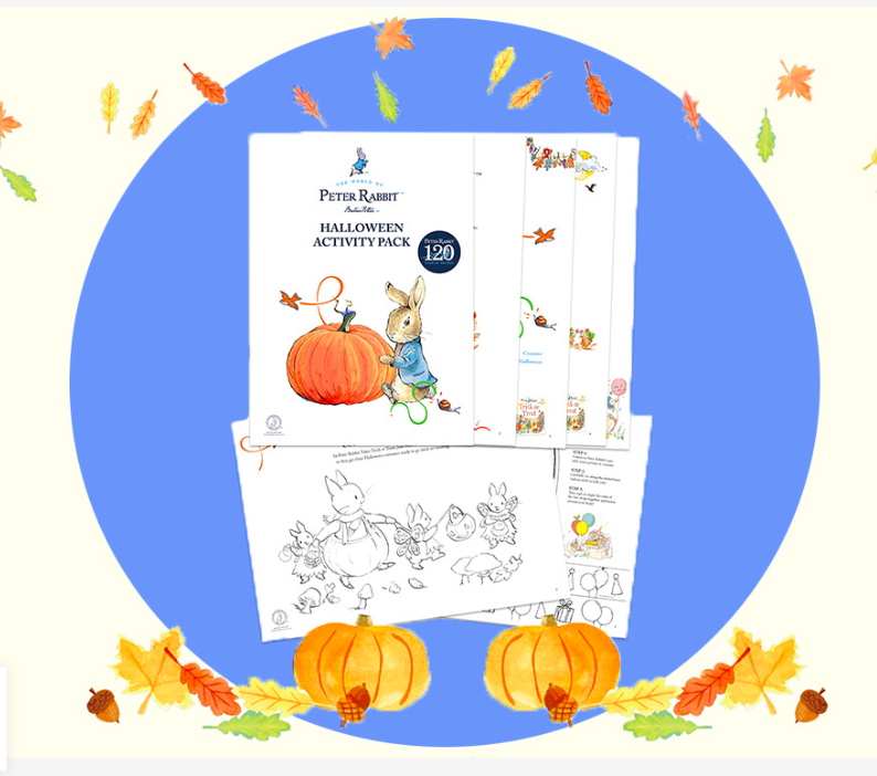 Free Peter Rabbit Halloween Pack | Free Stuff UK