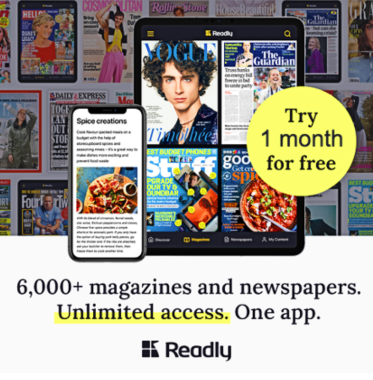 1 Month Free Trial for 6,000+ Magazines & Newspapers | Free Stuff UK