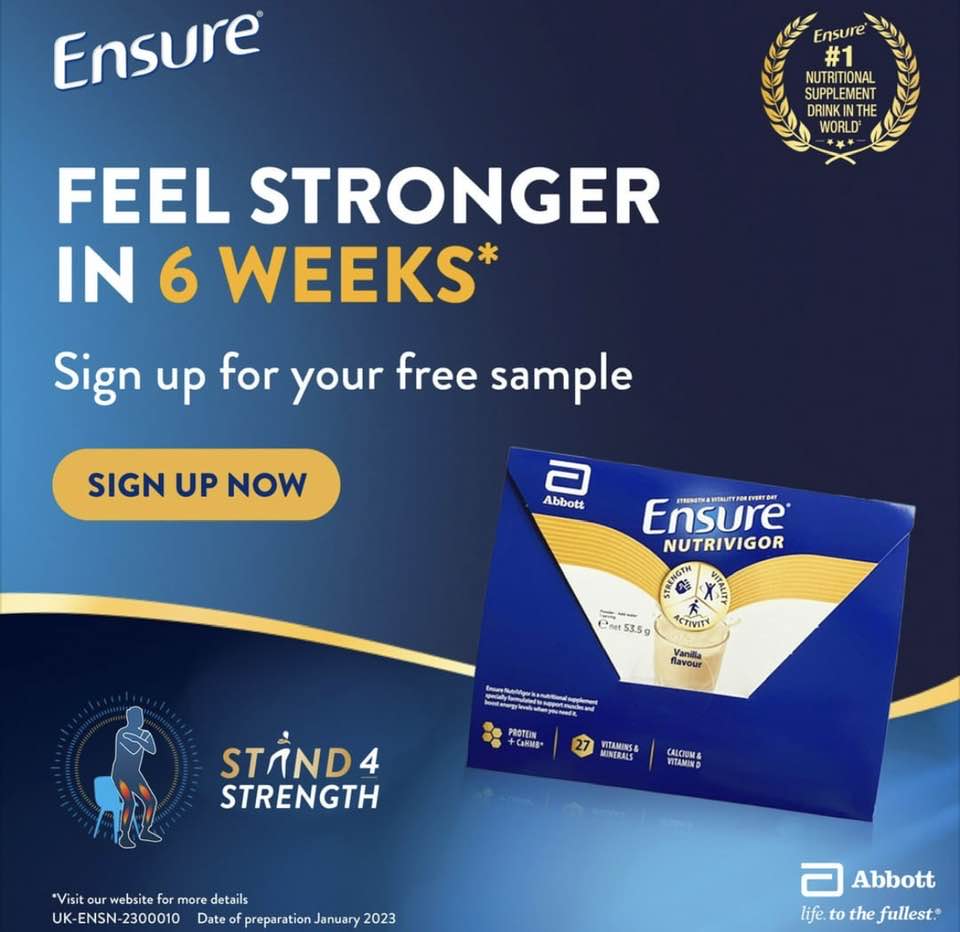 Free Ensure Nutritional Shake | Free Stuff UK