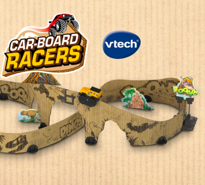 Free V-Tech Car-Board Racers | Free Stuff UK