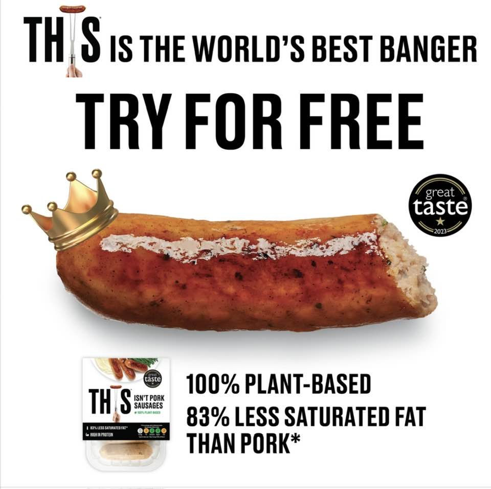 Free This Isn't Pork Plant-Based Sausages | Free Stuff UK