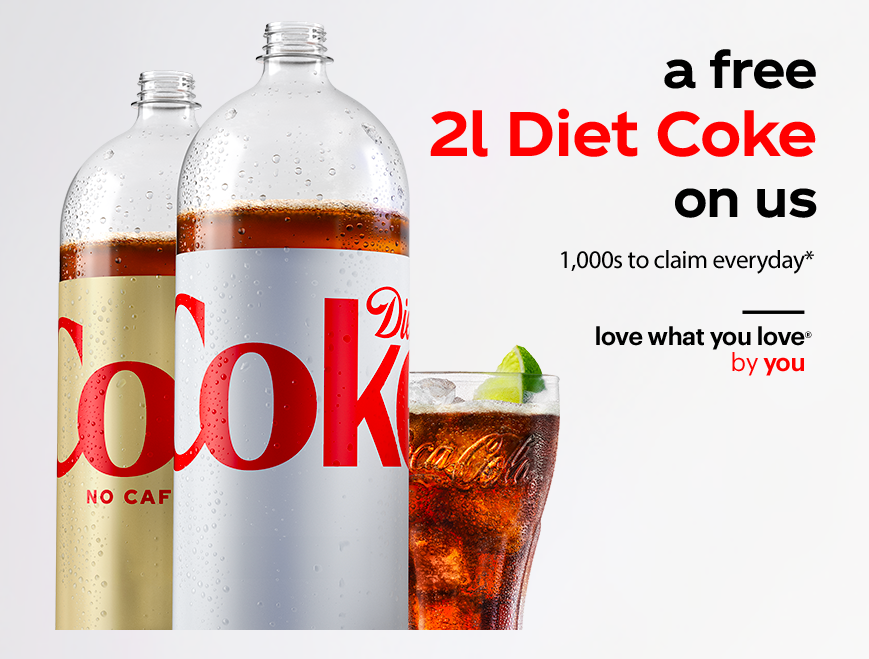 Free 2L Bottle of Diet Coke | Free Stuff UK