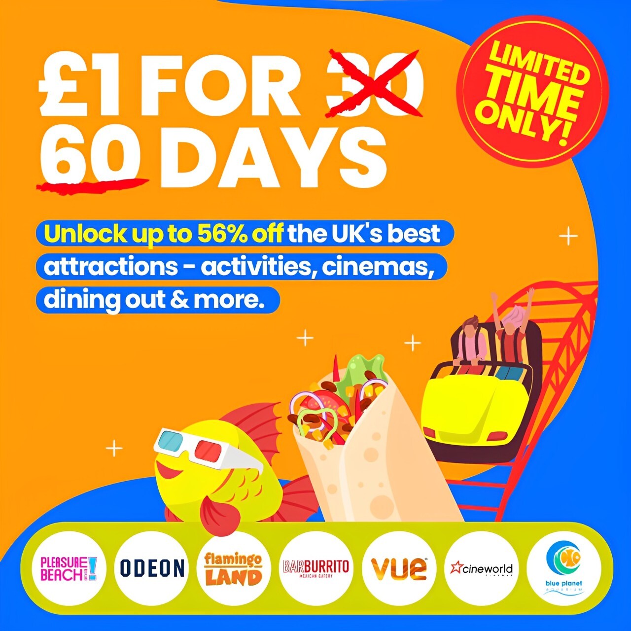 60 Day Kids Pass Trial - Just £1! | Free Stuff UK