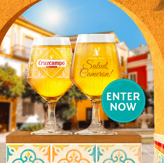 Free Cruzcampo Pint Glass | Free Stuff UK