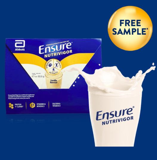 Free Ensure NutriVigor Shake | Free Stuff UK